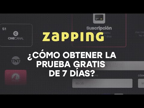 Así puedes comenzar tu prueba gratis de 7 días en Zapping