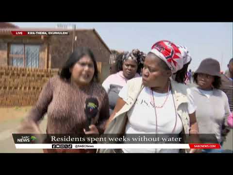 East Rand communities head to reservoir over weeks-long water shortages