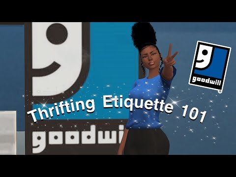 Thrifting Etiquette 101 | Goodwill Sims 4 CC Hunting! Clutter, Hair, Y2K Clothing