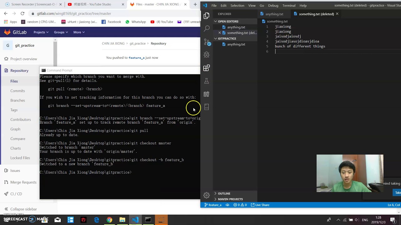 [English] [Git] 06 Git Push, Git Pull and Set Upstream