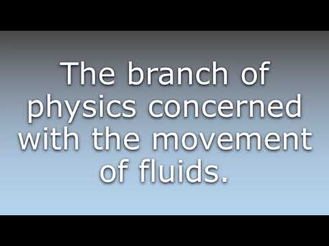 What does Hydrokinetics mean?