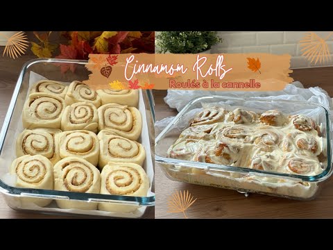Cinnamon rolls - Roulés à la cannelle