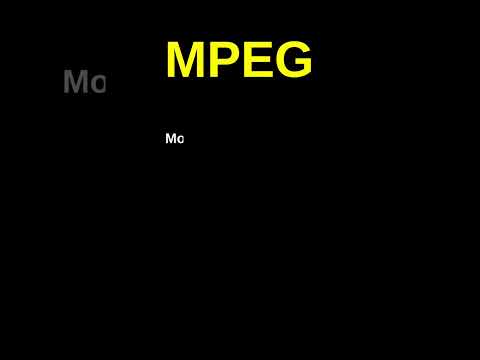 MPEG Full Form