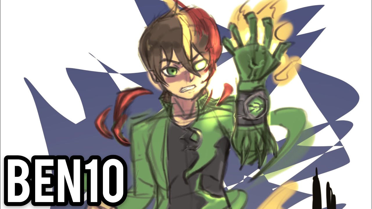 【BEN10 Omniverse】Transforming Swamp fire | Procreate drawing