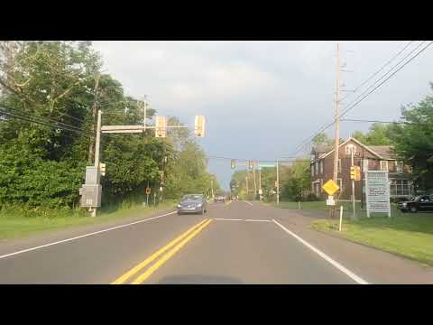 Driving from Quakertown to Perkasie, Pennsylvania