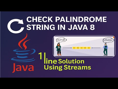 Java 8 Coding: Is It a Palindrome? | String Palindrome check using IntStream