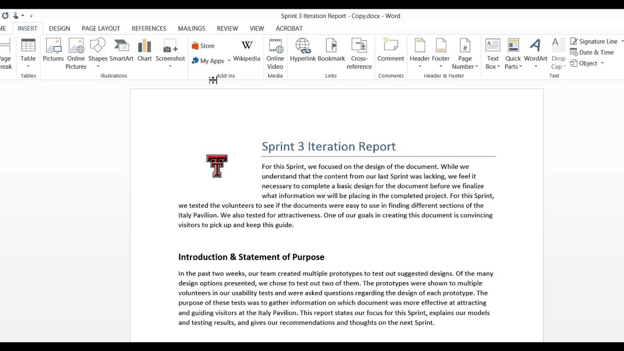 How to Use Images and Create an Index on MS Word