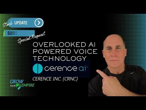 Cerence Inc. (CRNC) 🚗🗣️ Overlooked AI Powered Voice Technology #Investing #AI #Millionaire