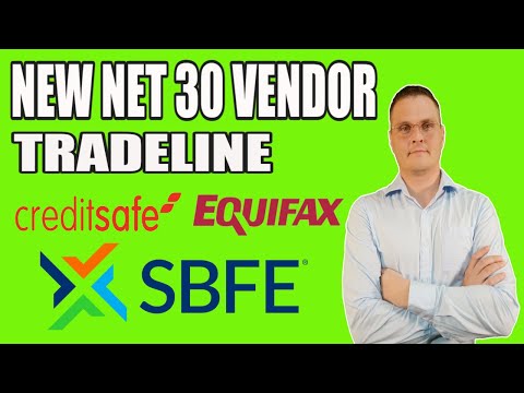 Business Credit: New Net 30 Vendor Tradeline Account
