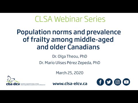 Population norms and prevalence of frailty among middle-aged and older Canadians