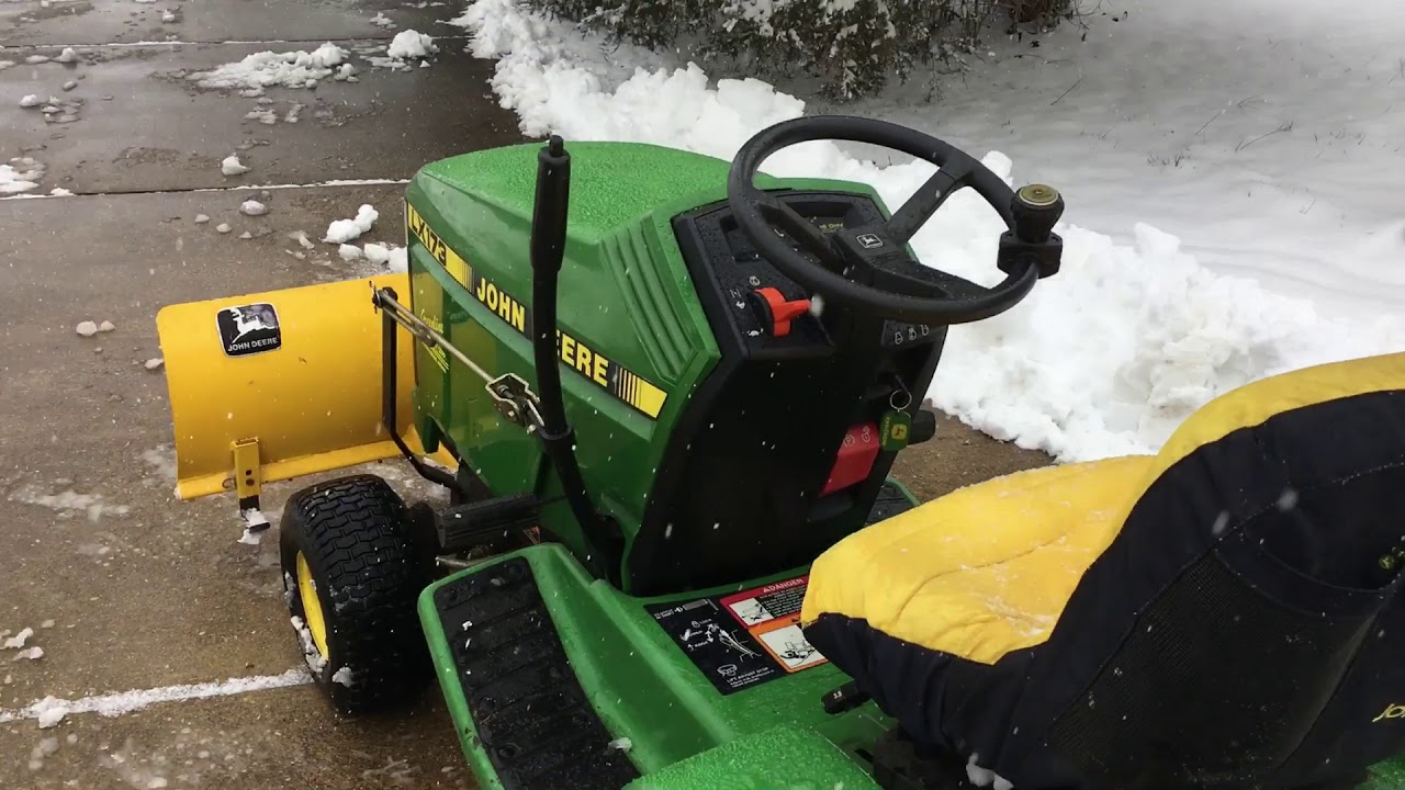 I’m still here! LX173 with snowplow