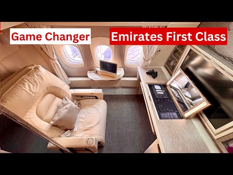 Emirates Game Changer First Class Dubai to Geneva on Boeing 777-300ER - OUTSTANDING