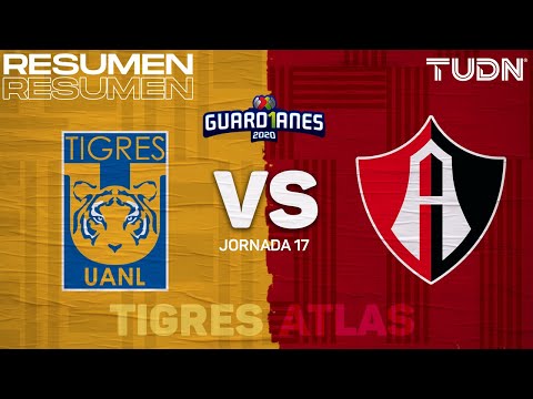 Resumen y goles | Tigres vs Atlas | Guard1anes 2020 Liga Mx - J17 | TUDN