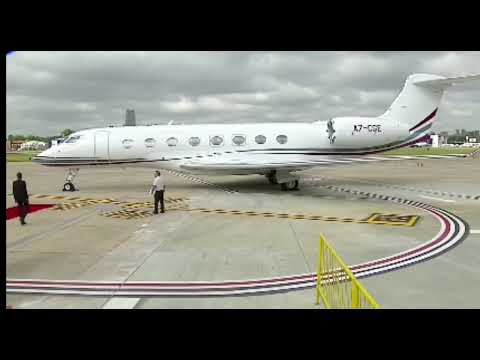 President Paul Kagame Private Jets and their A7-CGE Protocol@Politicofiles24 #africa #sports