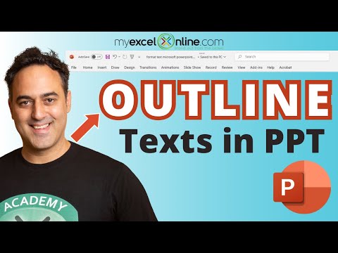 How to Outline Text in PowerPoint