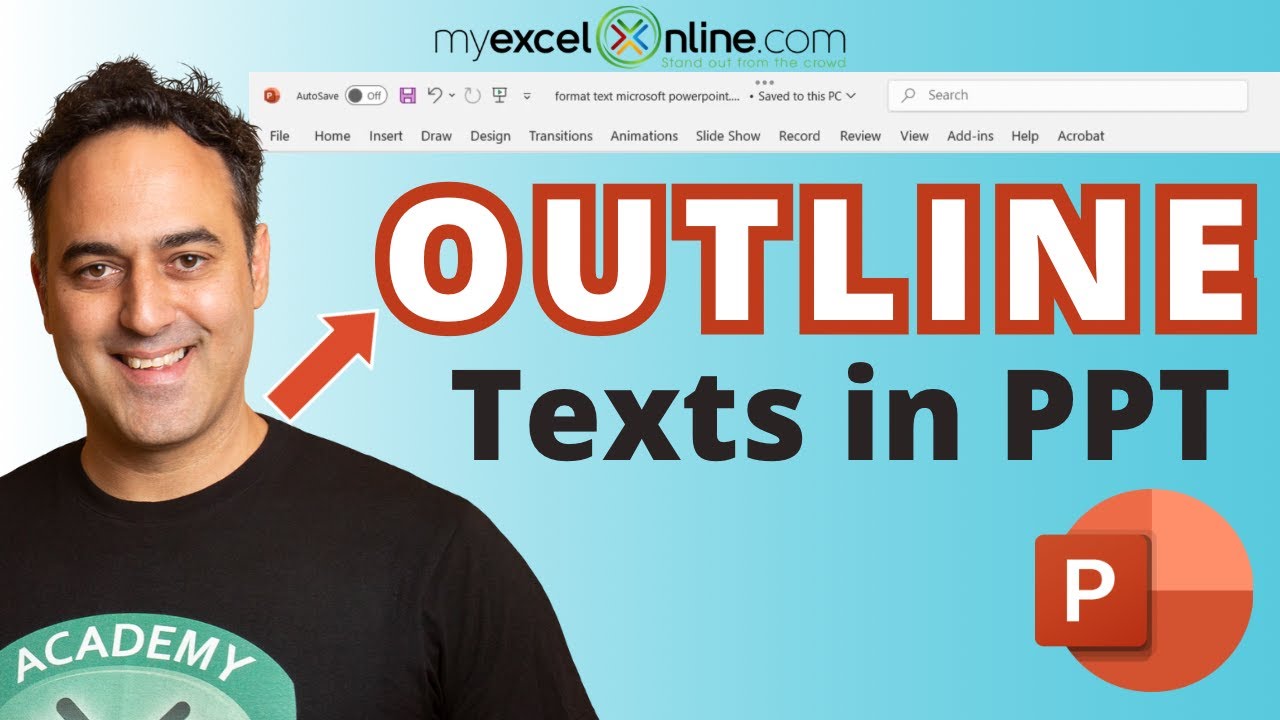 How to Outline Text in PowerPoint