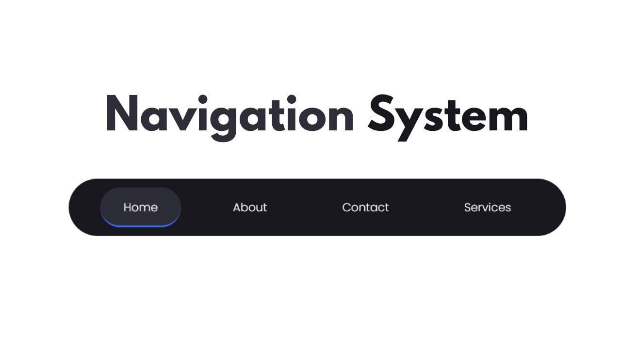 How to build a Active Tab Navigation Menu: Html, Css and JavaScript