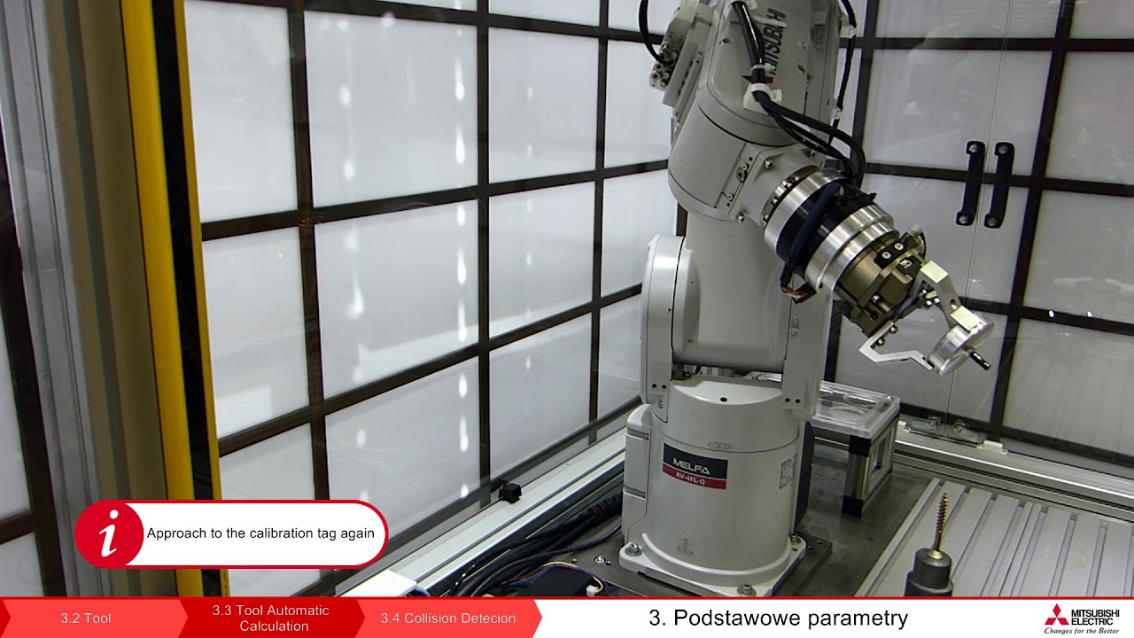 Robot Melfa programming - Lesson 6 Procedure Tool Automatic Calculation