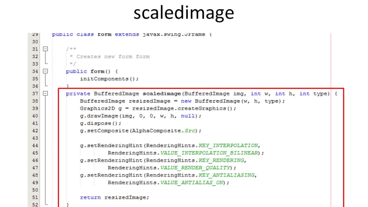 Resize image in Jlabel java