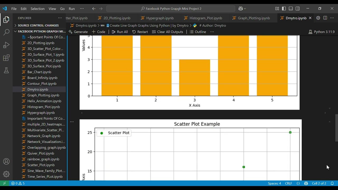 How to Create Line, Bar, and Scatter Graphs in Python | Step-by-Step Guide