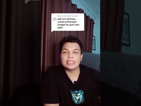 CARA HITUNG SAMPLE UNTUK SKRIPSI ?