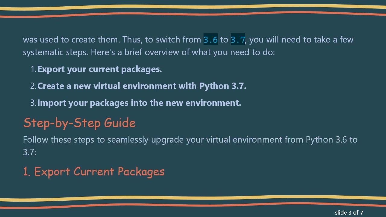 How to Upgrade Python in PyCharm's venv from 3.6 to 3.7 Without Starting Over