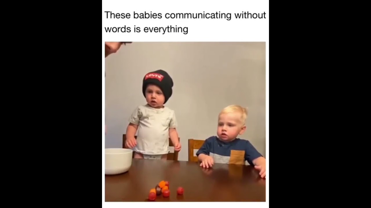 Babies communicating without words!😂😂