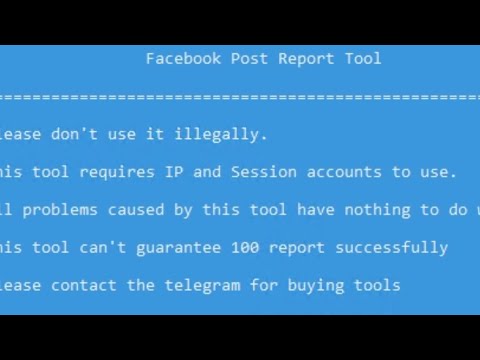 Facebook auto reporting using fb report