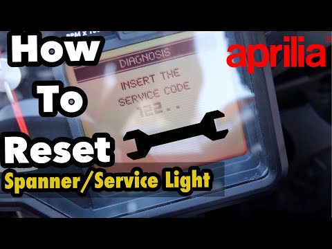 Aprilia RSV4 Tuono Spanner/Service Light Reset  |  How To