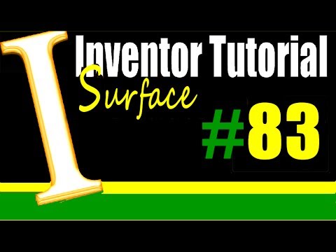 83 AutoDesk Inventor Surface Tutorial: Replace Face Video Lecture ...