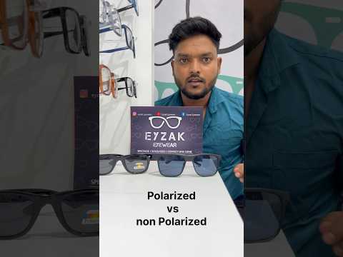 Polarized vs Non-polarized #sunglasses #allindiahomedeliveryavailable #eyewear #glass #fashion