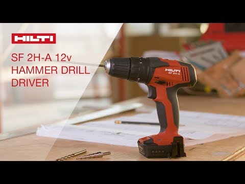 OVERVIEW of Hilti's SF 2H-A subcompact class cordless 12V hammer drill driver