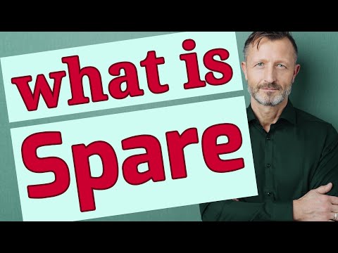 Spare | Meaning of spare