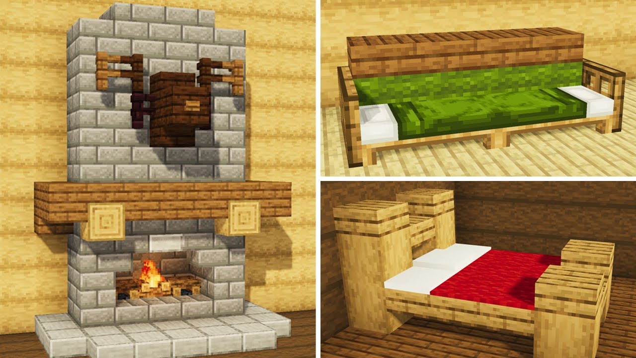 5 EASY Log Cabin furniture Designs & Decorations!