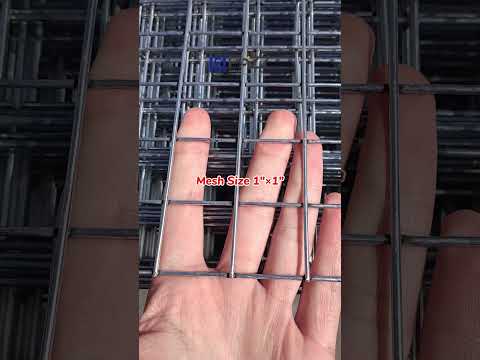 Hot Dipped Galvanized Welded Wire Mesh Panels, Mesh Size 1″×1″, Galvanized Before Welding