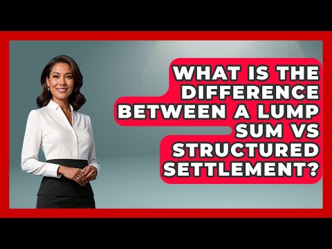 What Is The Difference Between A Lump Sum Vs Structured Settlement? - Consumer Laws For You
