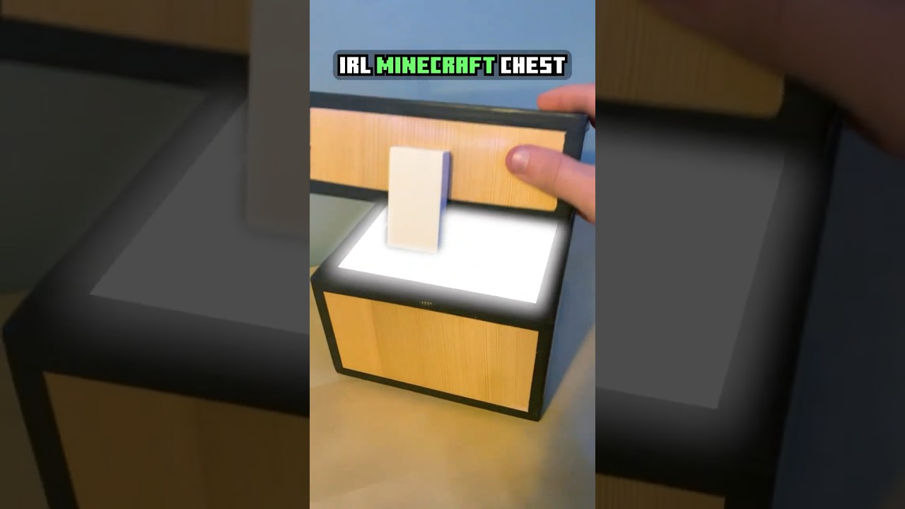 I Made a REAL Minecraft Chest