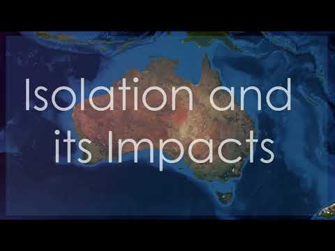 Australia's harsh climate and isolation