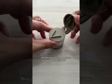 4 in 1 pill box with pill crusher!