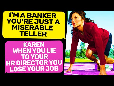 I'm Your Boss at My bank and You're Just a Teller! You Shouldn't lie to the HR Director r/ProRevenge