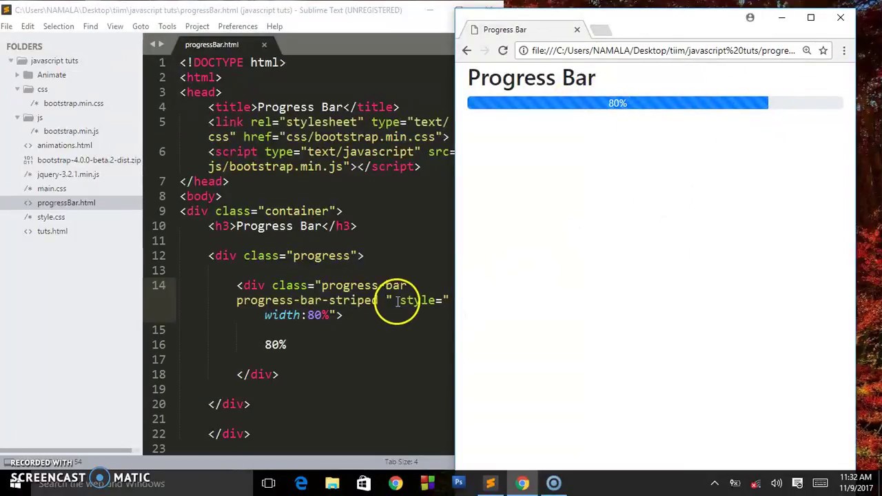 How To Create a Progress Bar Using Bootstrap