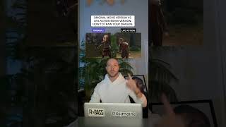 Original ‘How To Train Your Dragon’ Vs. Live-Action Remake Version #shorts #howtotrainyourdragon