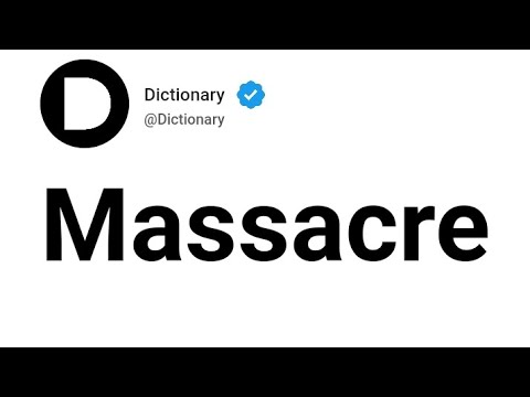 Massacre Meaning In English