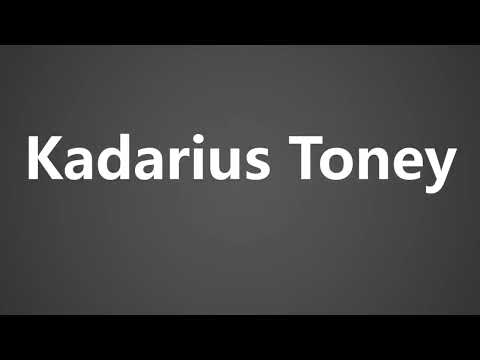 How To Pronounce Kadarius Toney