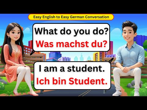 100 Englisch + Deutsch: Einfache Fragen stellen und beantworten | Einfache Konversation auf Deutsch