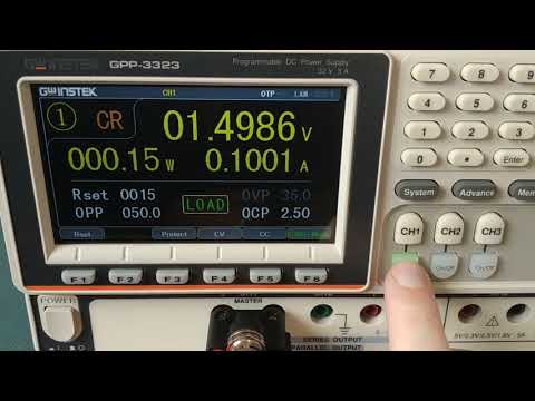 GPP-3323 use load mode to check your battery