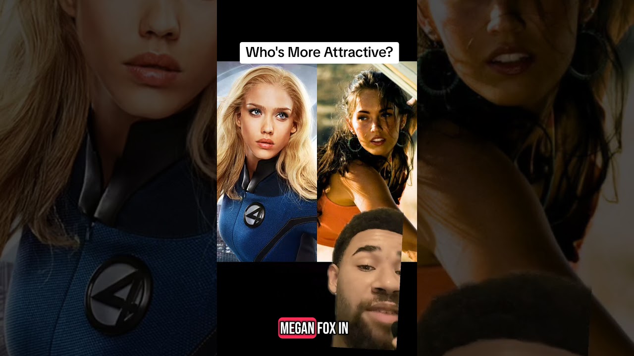 Who's More Attractive? #movies #popculture #jessicaalba #meganfox #transformers #fantasticfour