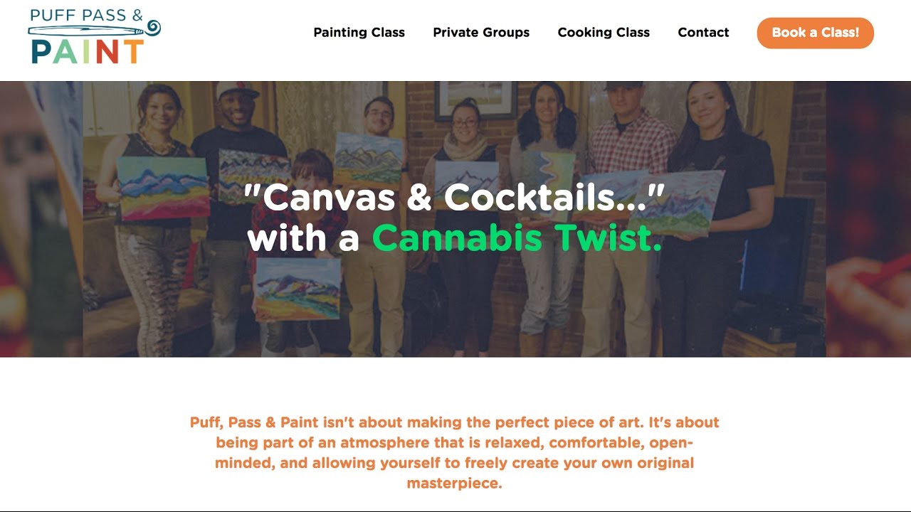Puff, Pass & Paint classes want students to take art to a higher level