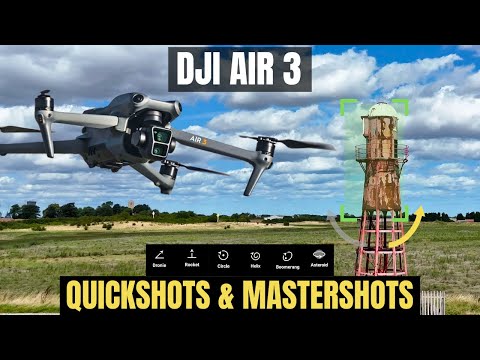 Create PRO DJI Air 3 Video - Quickshots + Mastershots Tutorial for Beginners!