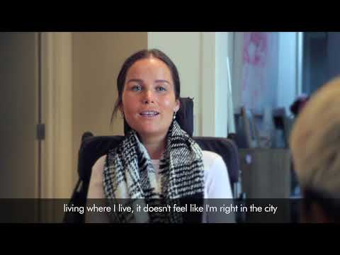 Shanais living independently in an SDA Apartment